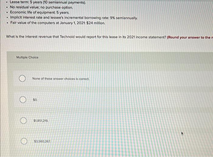 Solved Technoid Inc. sells computer systems. Technoid leases | Chegg.com