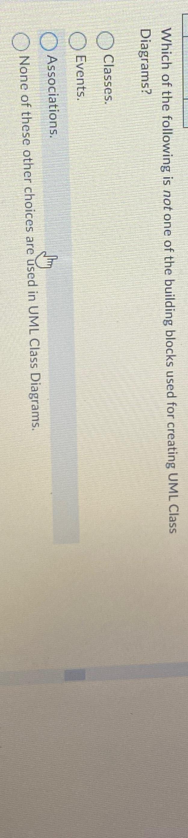 Solved Which of the following is not one of the building | Chegg.com