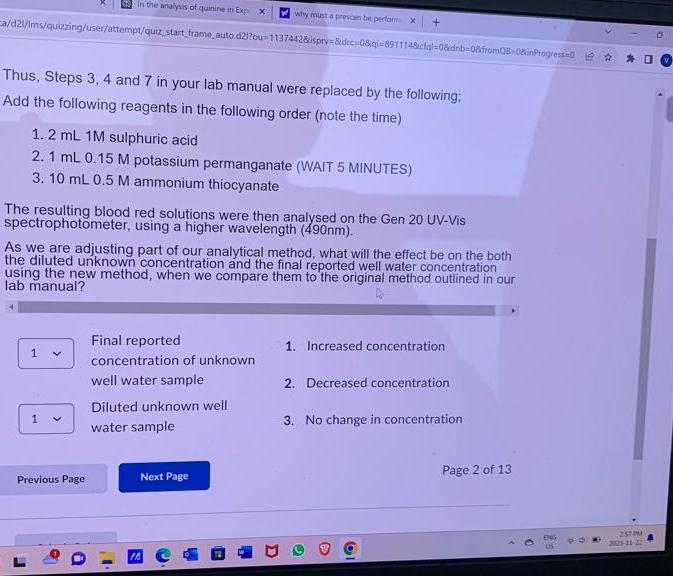 Solved Thus, Steps 3,4 and 7 in your lab manual were | Chegg.com