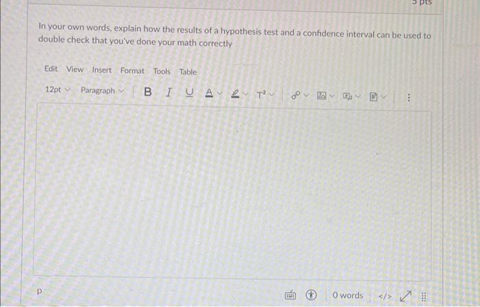 Solved In your own words, explain how the results of a | Chegg.com