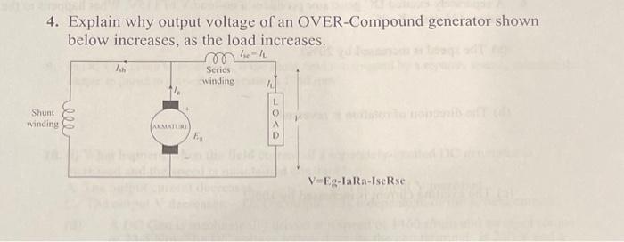 Solved 4. Explain why output voltage of an OVER-Compound | Chegg.com