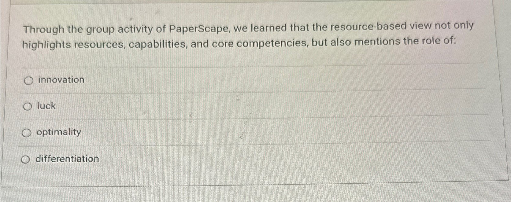 Solved Through the group activity of PaperScape, we learned | Chegg.com