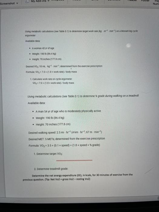 Solved this is a fitness programming class, solving | Chegg.com