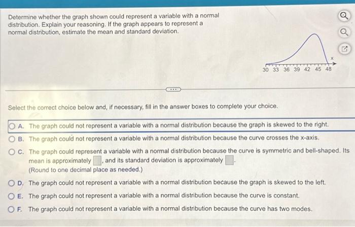 Solved Determine whether the graph shown could represent a | Chegg.com
