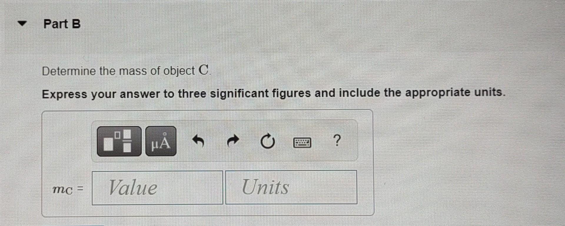 Solved The Mobile In Figure 1 Is In Equilibrium Object B