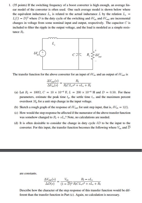 (a) Consider the transfer function given in Part (d) | Chegg.com