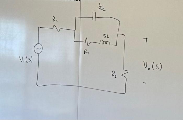 Solved Solve analytically the transfer functionof the | Chegg.com