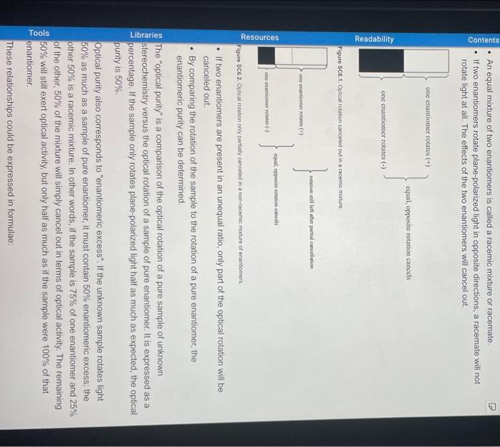Solved De An equal mixture of two enantiomers is called a | Chegg.com