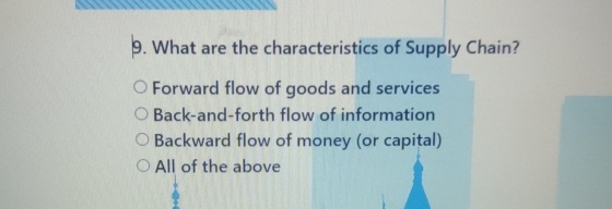 Solved What are the characteristics of Supply Chain?Forward | Chegg.com