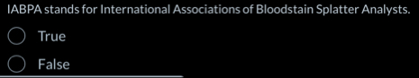 Solved IABPA stands for International Associations of | Chegg.com