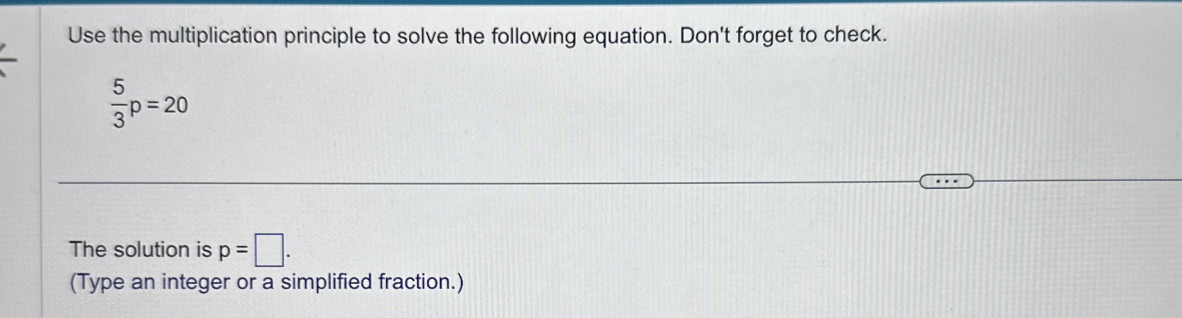 Solved Use the multiplication principle to solve the | Chegg.com