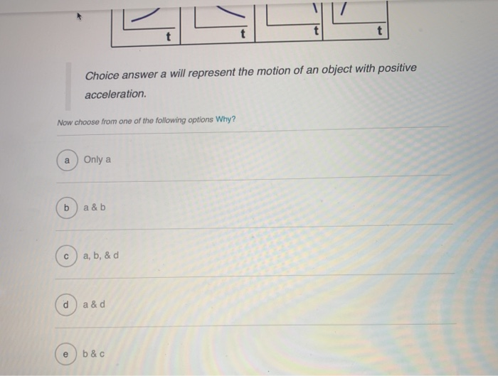 Solved Which of these position versus time graphs represent | Chegg.com
