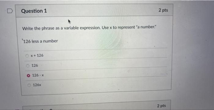 Solved Write the phrase as a variable expression. Use x to | Chegg.com