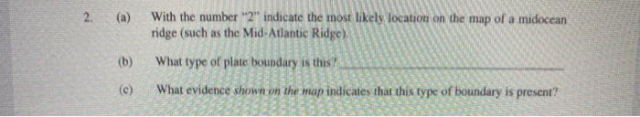 Solved DERCISE 1: Mate Tectonics Name Section EXERCISE 33 | Chegg.com