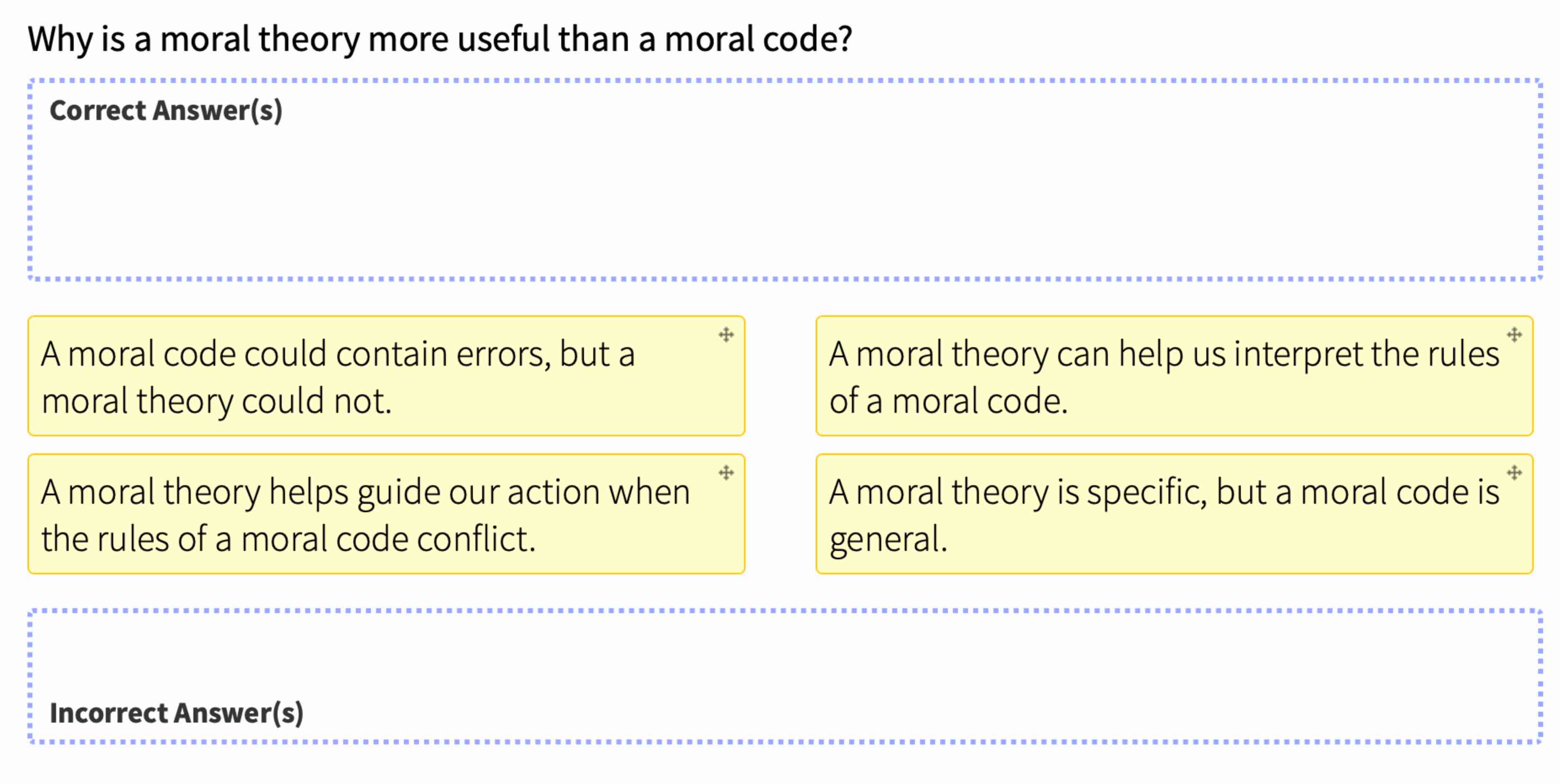 Solved Why is a moral theory more useful than a moral | Chegg.com