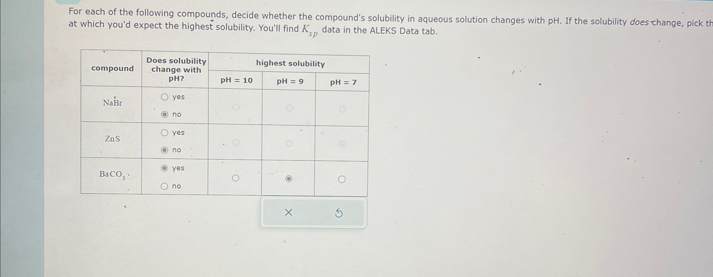 Solved For each of the following compounds, decide whether | Chegg.com