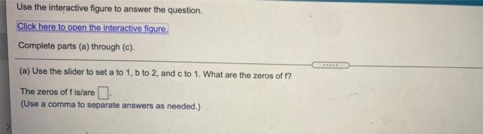 Solved Use the interactive figure to answer the question | Chegg.com