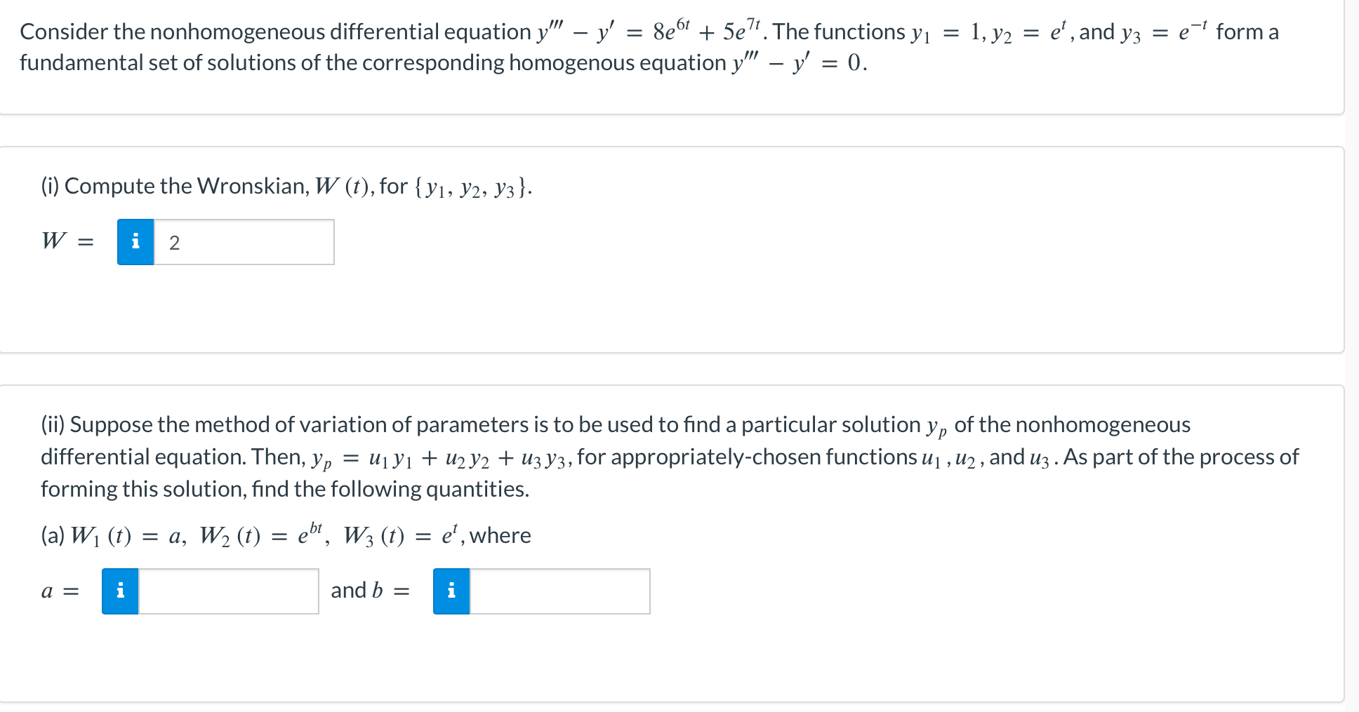 Solved by an EXPERT Consider the nonhomogeneous differential equation | Chegg.com