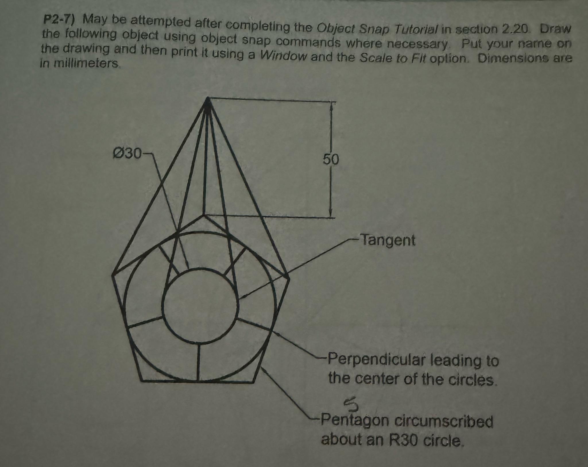 Solved P2-7) ﻿May be attempted after completing the Object | Chegg.com