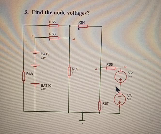 Solved Find the node voltages? | Chegg.com