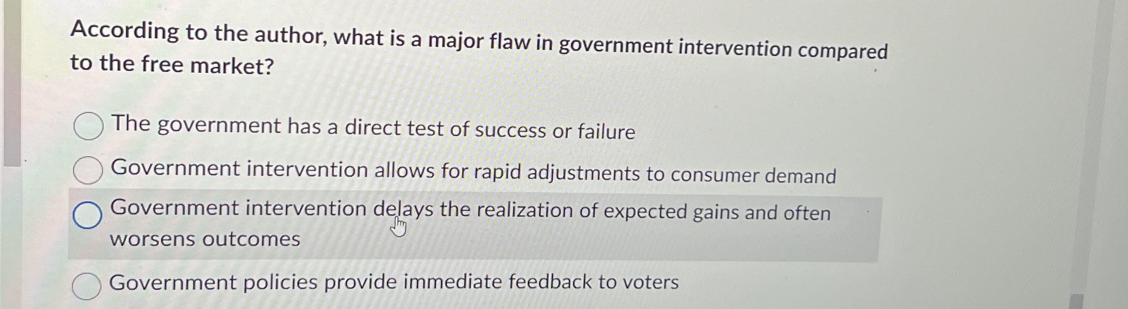 Solved According to the author, what is a major flaw in | Chegg.com