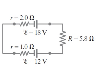 Solved Determine the terminal voltage of each battery in | Chegg.com
