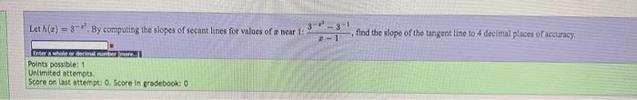 Solved Foint passible, 1 Unimited atternots Secre on last | Chegg.com