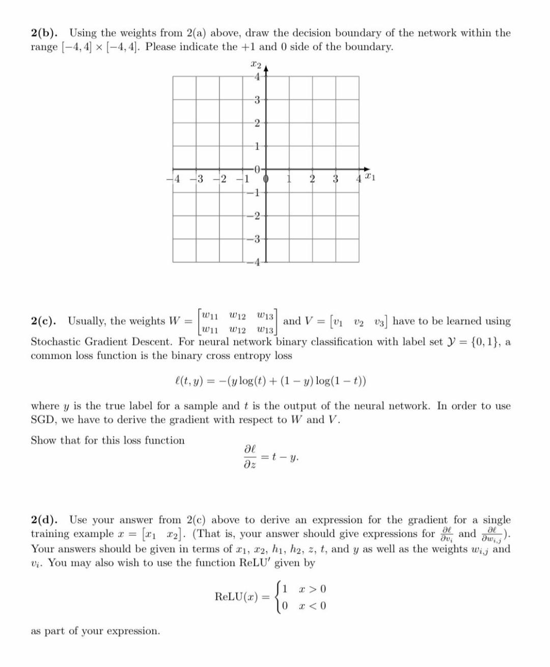 Solved Visualizing Neural Networks and Backpropagation In | Chegg.com