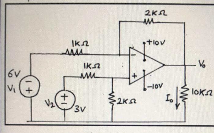 Solved Q1: For the Op-Amp circuit shown in Figure Q1, 1. | Chegg.com