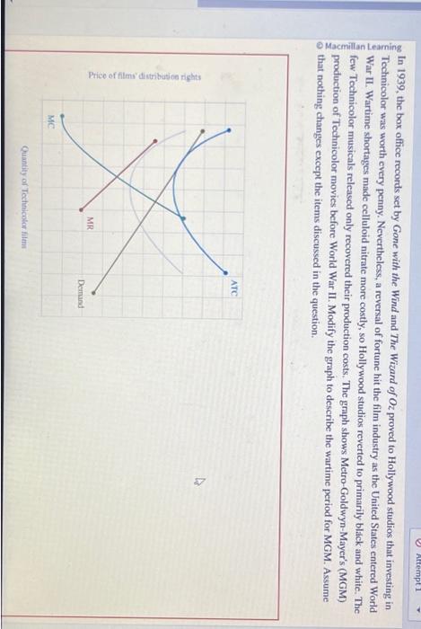 Solved In 1939, the box office records set by Gone with the | Chegg.com