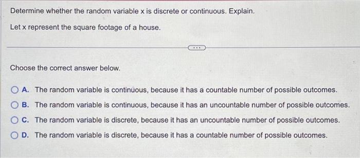 Solved Decide whether the graph represents a discrete random | Chegg.com