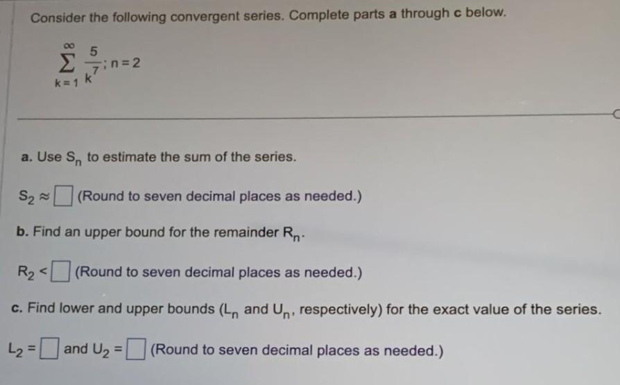 Solved Determine how many terms of the following convergent | Chegg.com