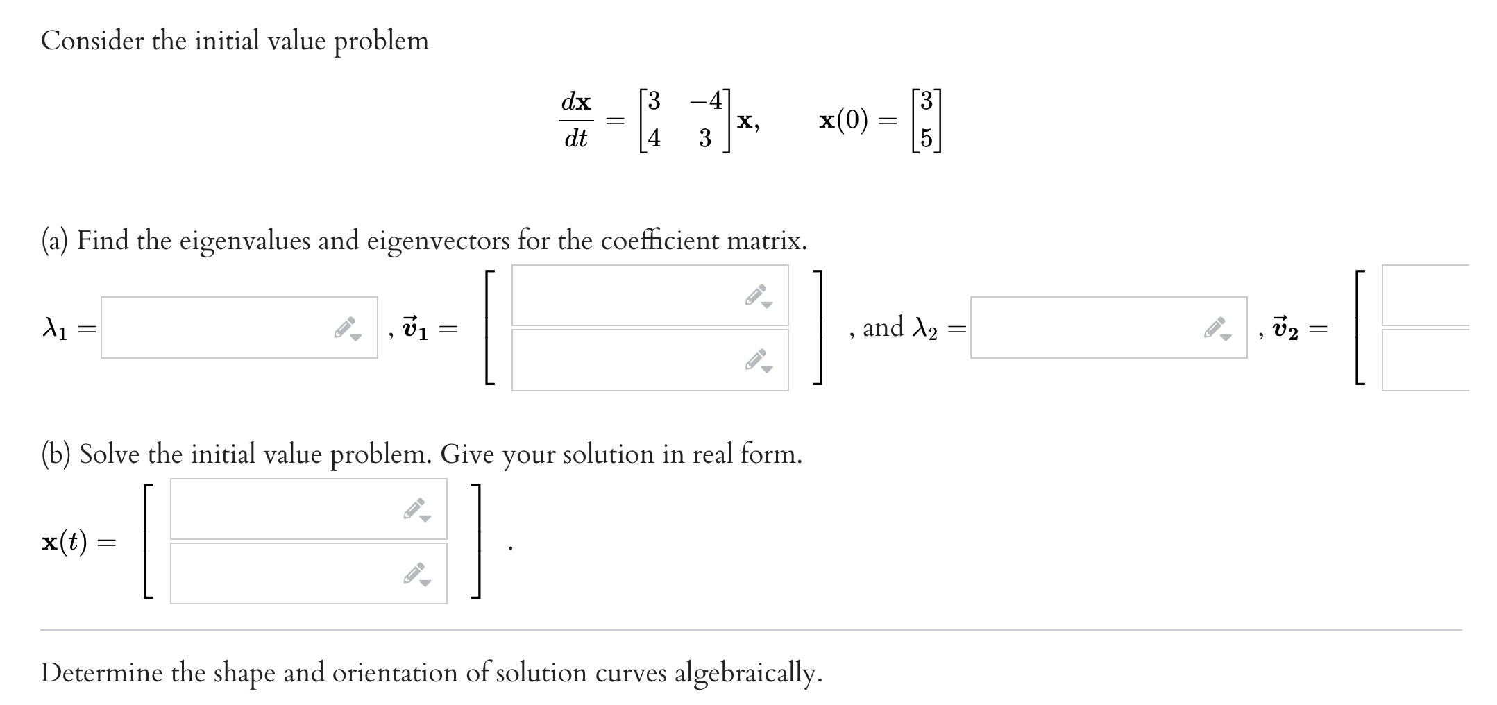 Solved Consider the initial value | Chegg.com