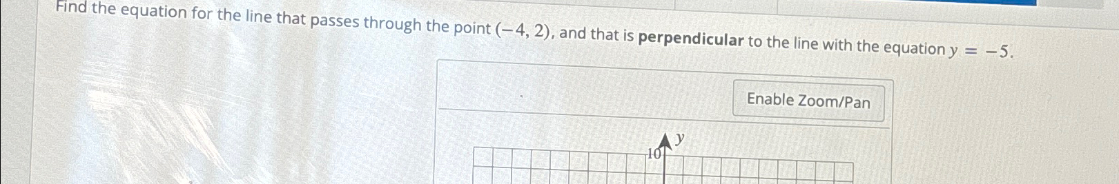 Solved Find the equation for the line that passes through | Chegg.com