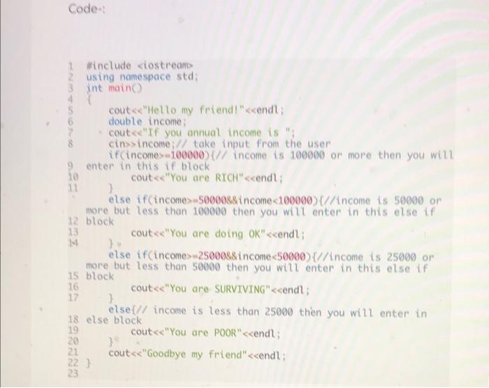 Solved this is wrong the code does not work because it | Chegg.com