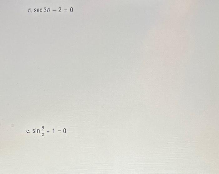 Solved 7.5 1. For each, find all solutions. Then, list all | Chegg.com
