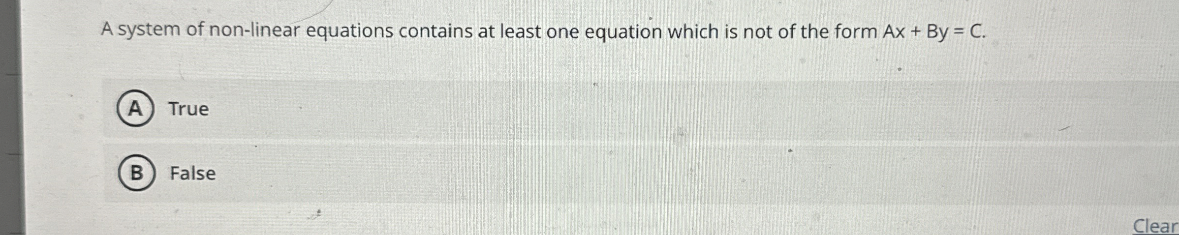 Solved A system of non-linear equations contains at least | Chegg.com