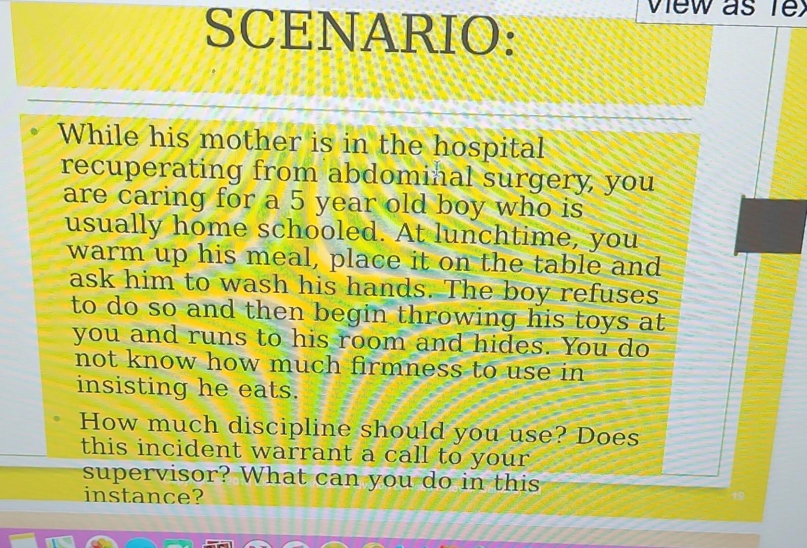 Solved scenario: You have been assigned to care for Sheryl | Chegg.com