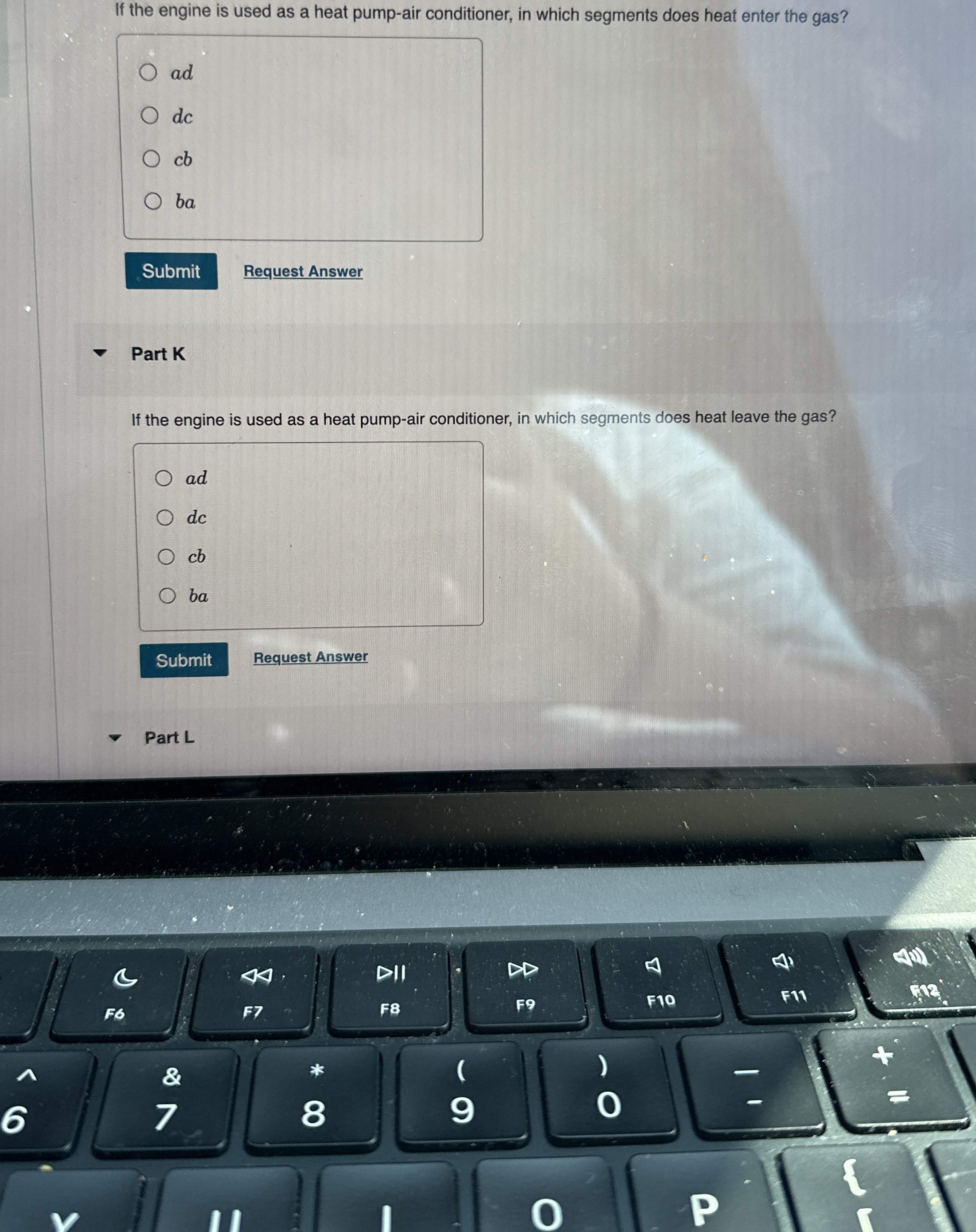 Solved If the engine is used as a heat pump-air conditioner, | Chegg.com