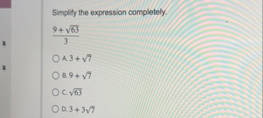 Solved Simplify the expression | Chegg.com
