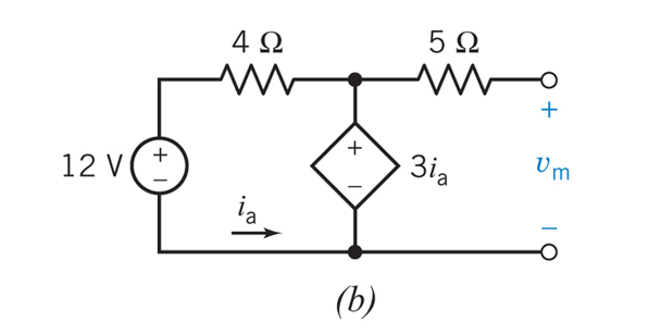 Solved Use linear algebra to find current and voltage across | Chegg.com