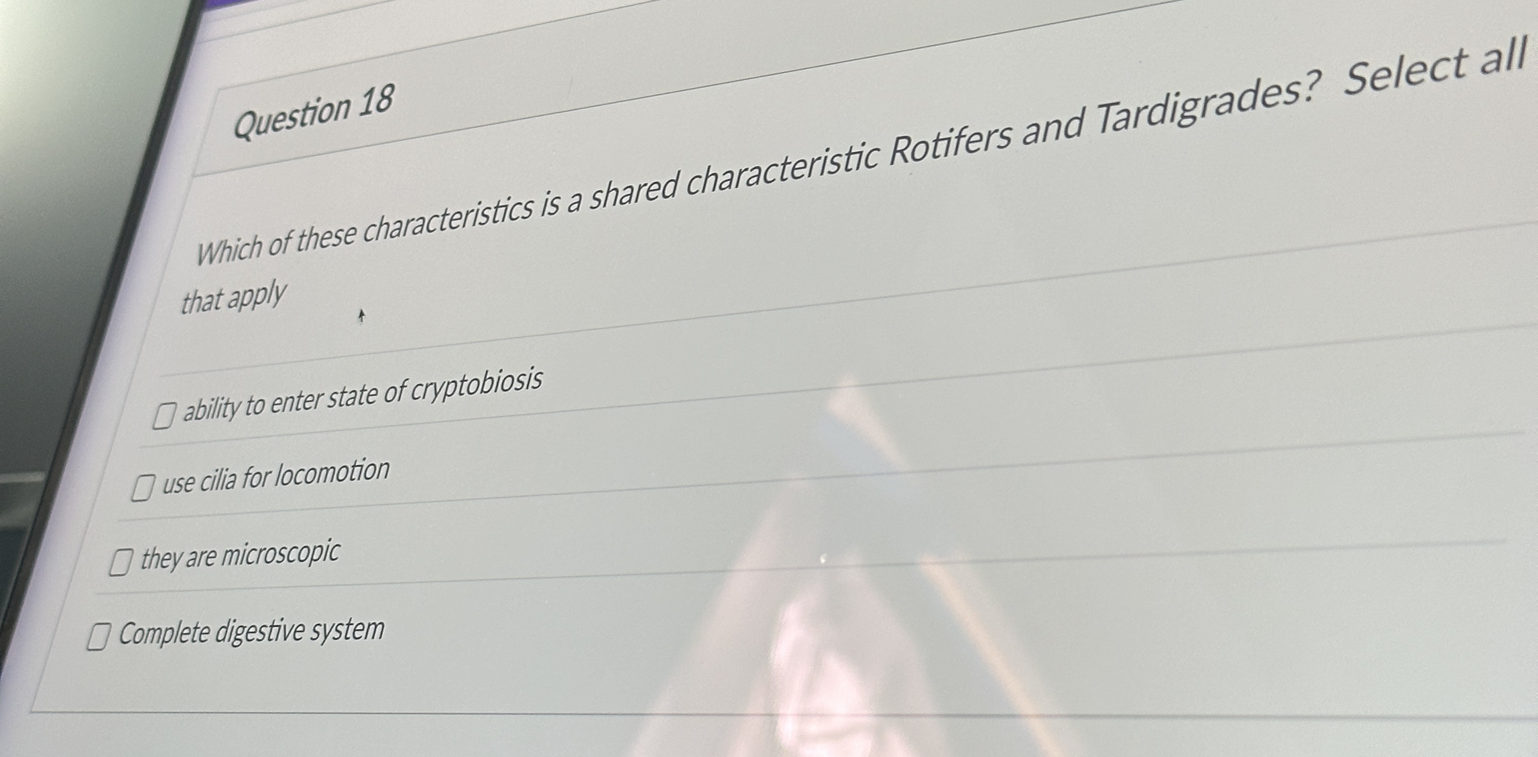 Question 18Which of these characteristics is a shared | Chegg.com