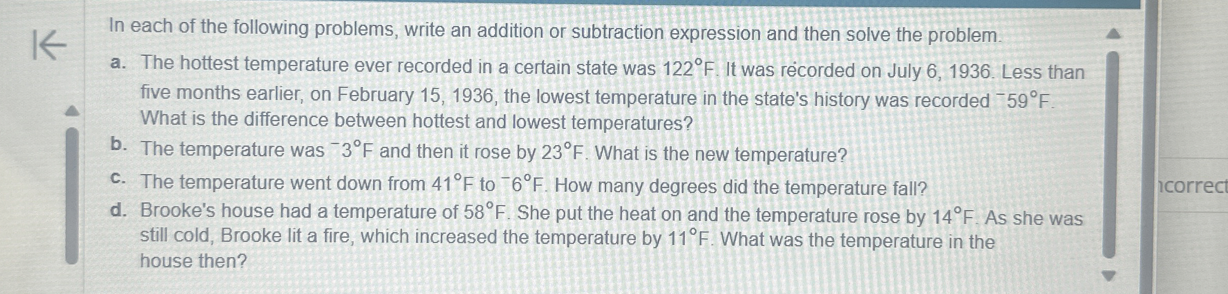 Solved In each of the following problems, write an addition | Chegg.com