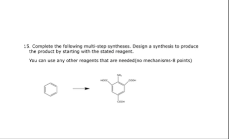 Solved Complete the following multi-step syntheses. Design a | Chegg.com