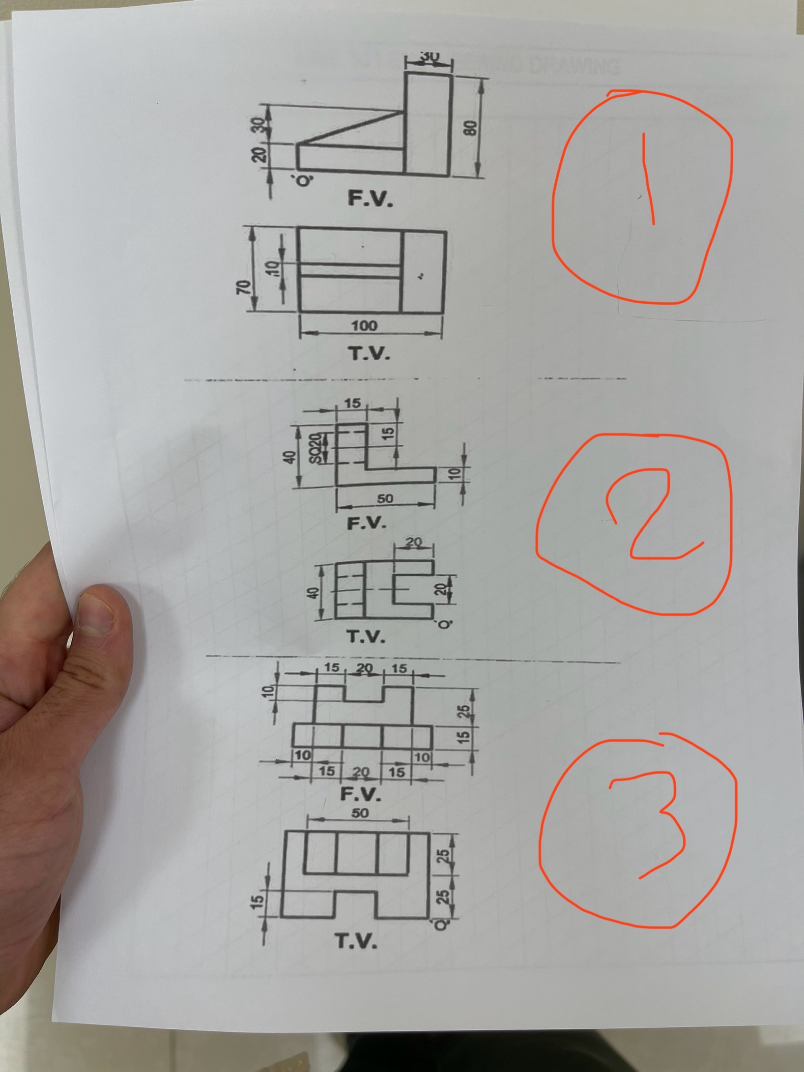 Solved I need Isometric view for the third (3).. ﻿and | Chegg.com