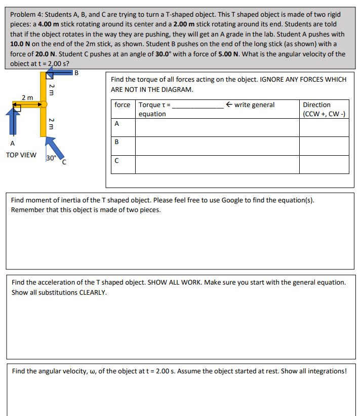 Solved Problem 4: Students A, B, ﻿and C ﻿are trying to ﻿turn | Chegg.com