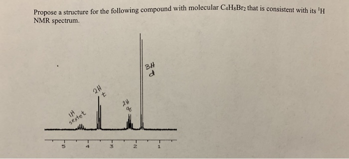 Solved propose a structure for the following compound with | Chegg.com