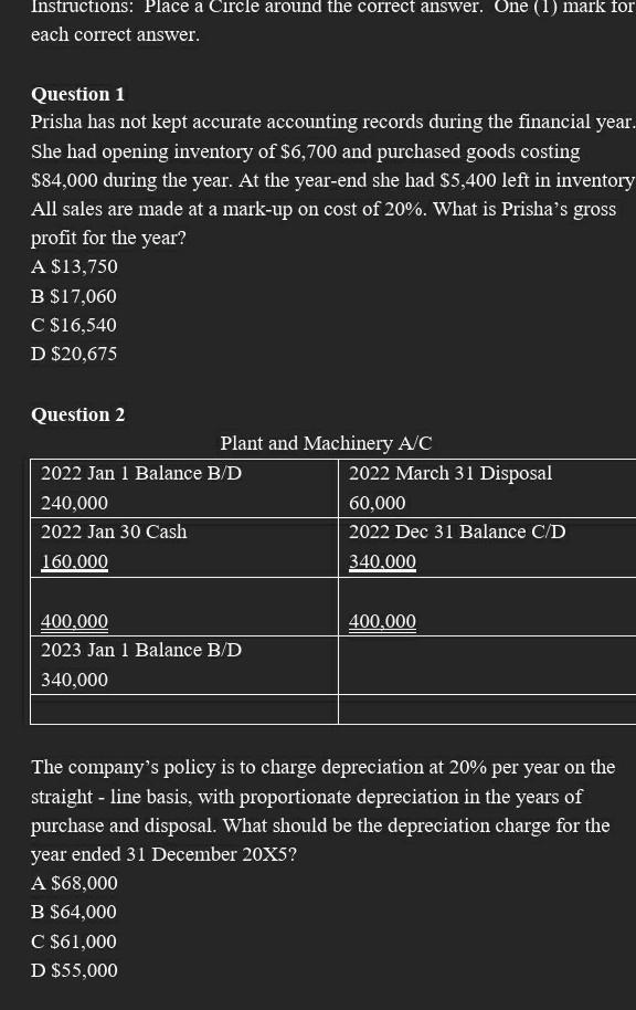 Solved Question 3 The following bank reconciliation | Chegg.com