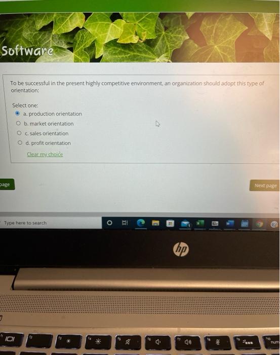 Solved To be successful in the present highly competitive | Chegg.com