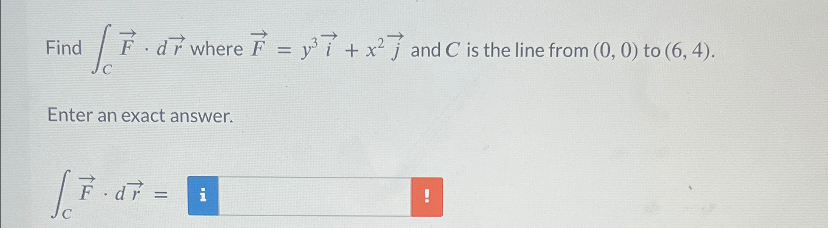 Solved Find ∫C﻿vec(F)*dvec(r) ﻿where | Chegg.com